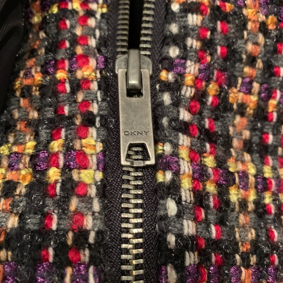 Dkny | Jackets & Coats | Dkny Multi Colored Tweed Jacket | Poshmark